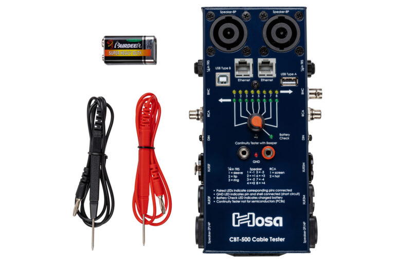 Hosa CBT-500 Audio Cable Tester | Hosa Cables