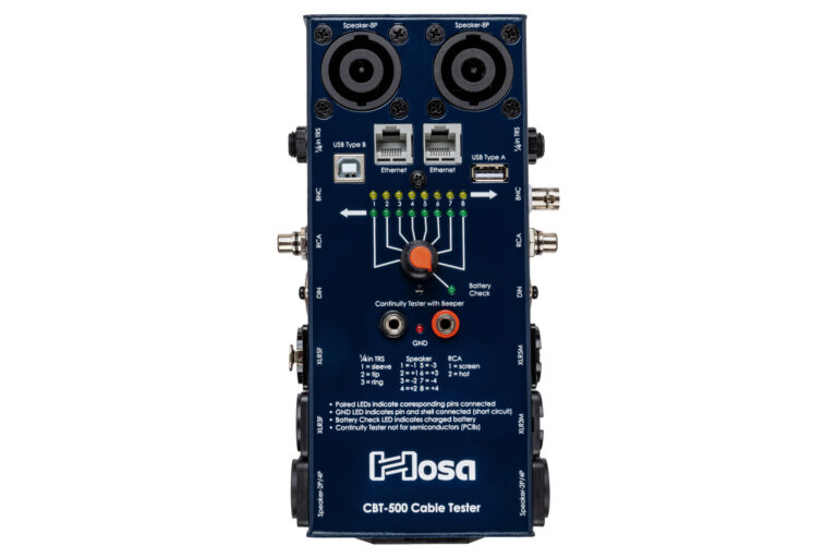 Hosa CBT-500 Audio Cable Tester | Hosa Cables