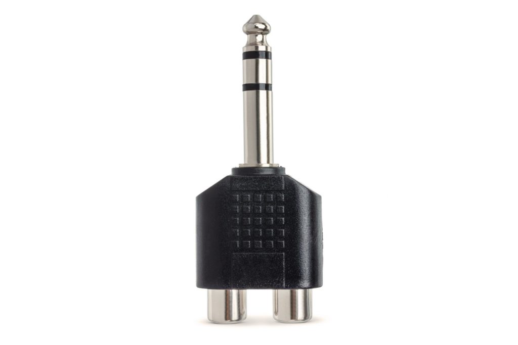 RCA to 1/4 TRS Adapter - General Adapters | Hosa Cables