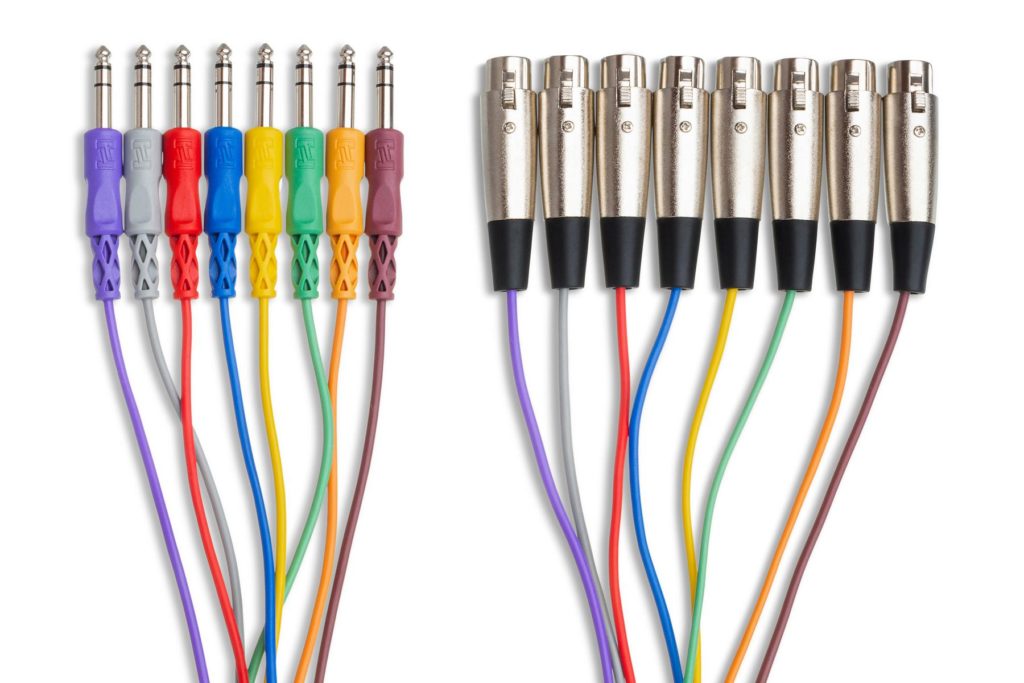 Hosa XLR3F to 1/4 in TRS Balanced Snake | Hosa Cables