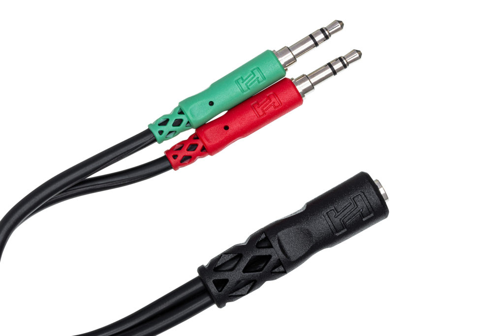 Headset/Mic Breakout Cable - Headphone Adapters | Hosa Cables