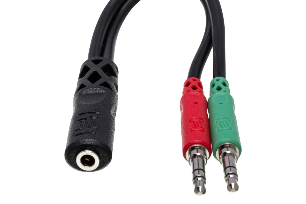 Headset/Mic Breakout Cable - Headphone Adapters | Hosa Cables