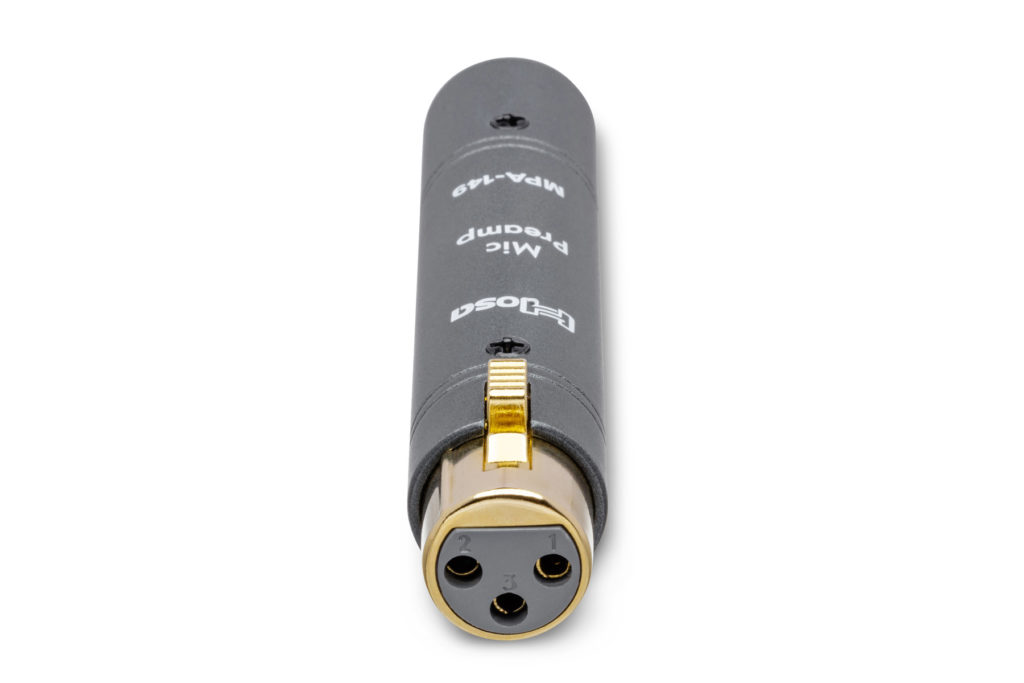 In-Line Microphone Preamp using Phantom Power | Hosa Cables