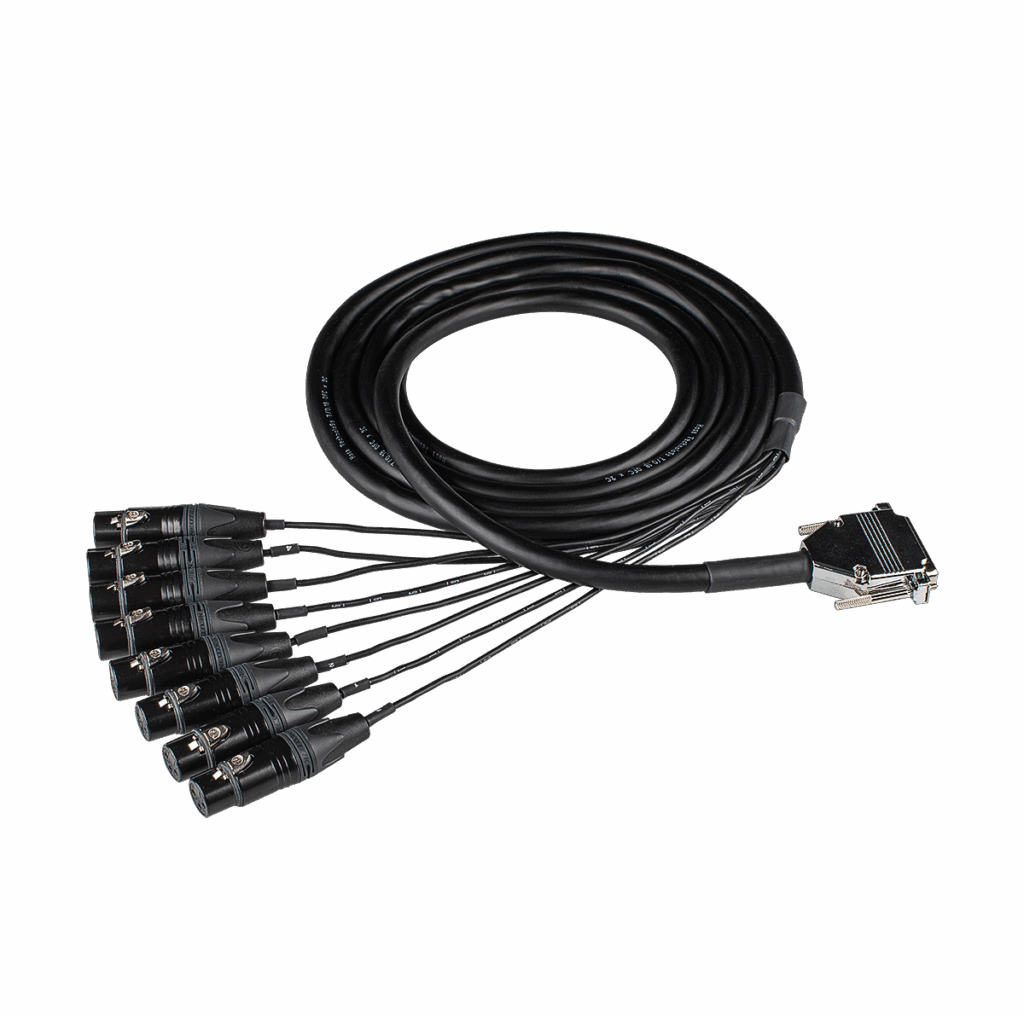 Hosa Edge 8-Channel Analog Snake, DB25 to XLR3F - DBF-500