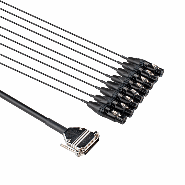 Hosa Edge 8-Channel Analog Snake, DB25 to XLR3F - DBF-500