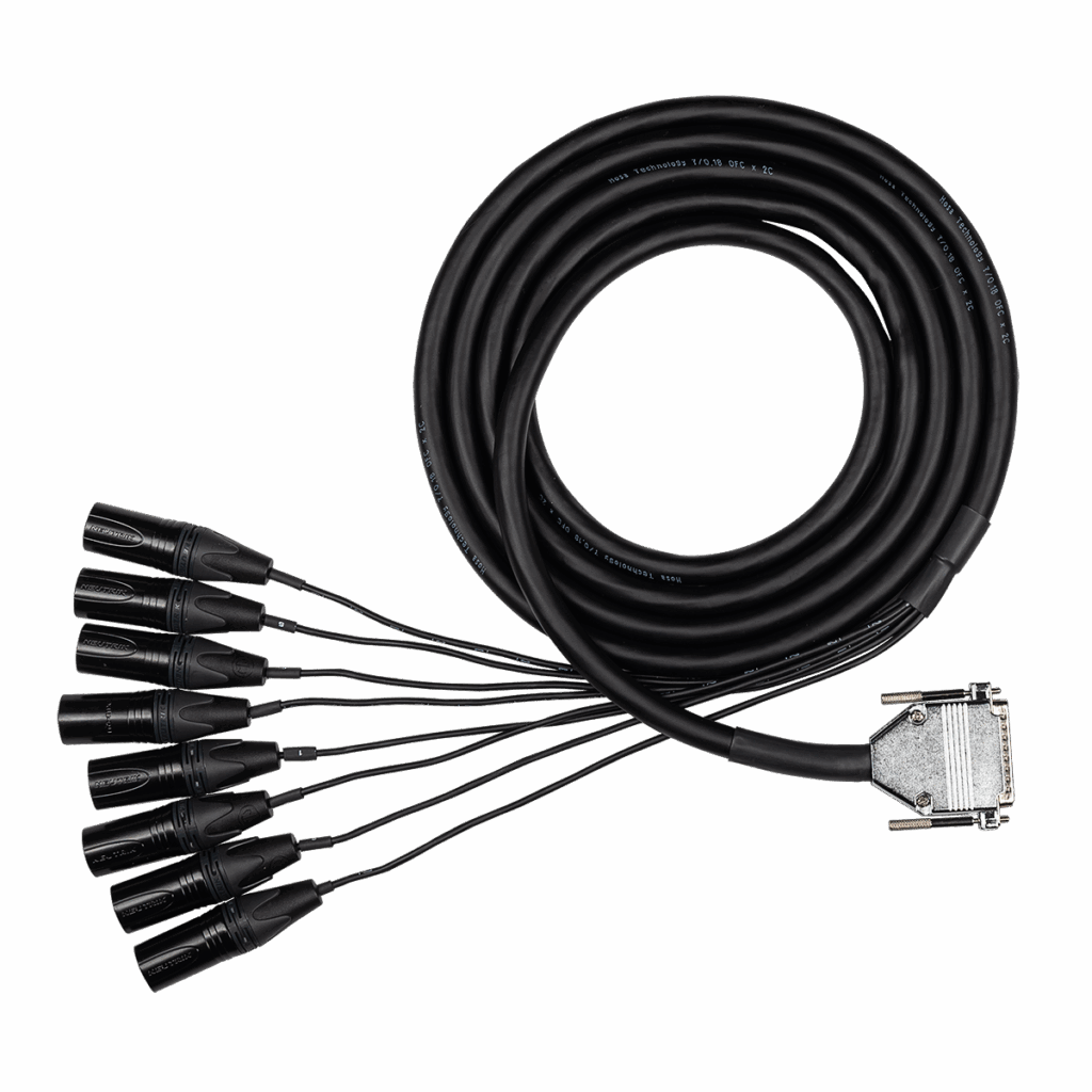 Hosa Edge 8-Channel Analog Snake, DB25 to XLR3M - DBF-500
